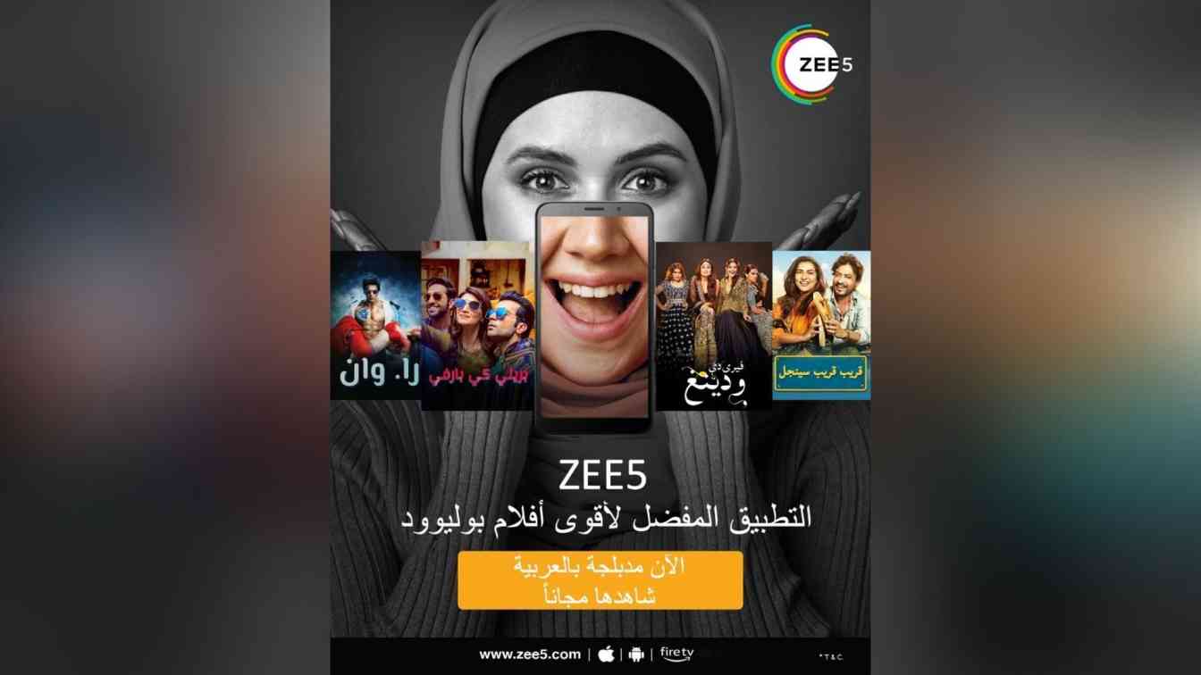 ZEE5 launches Bollywood content dubbed in Arabic for viewers in the ...