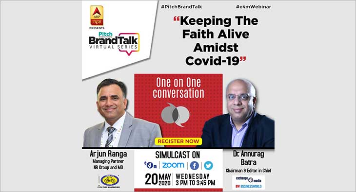 ABP News-Pitch BrandTalk: Arjun Ranga to speak today on post-lockdown ...