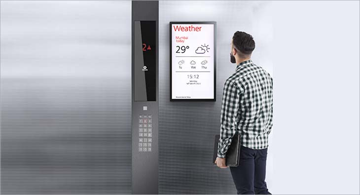 Schindler launches digital in-elevator advertising & communication