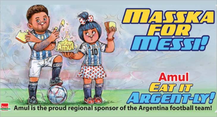 Amul named regional sponsor of team Argentina at FIFA World Cup 2022