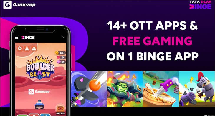 Tata Play Binge partners with Gamezop