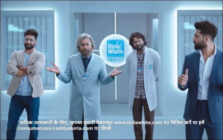 Vicky Kaushal takes on different avatars in Birla White ad
