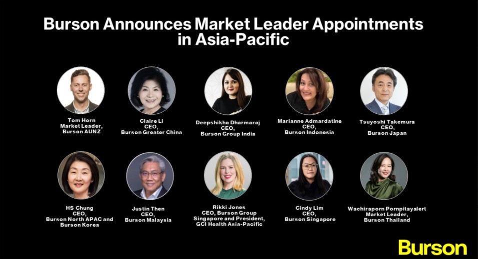 Burson announces leadership appointments across APAC