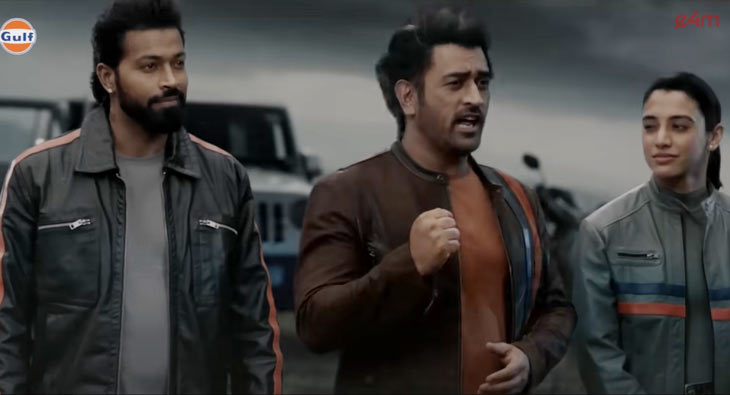 Dhoni, Hardik Pandya & Smriti Mandhana are unstoppable in new Gulf Oil ...
