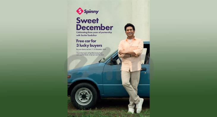 Spinny and Sachin Tendulkar celebrate 3 yrs of partnership with ‘Sweet ...