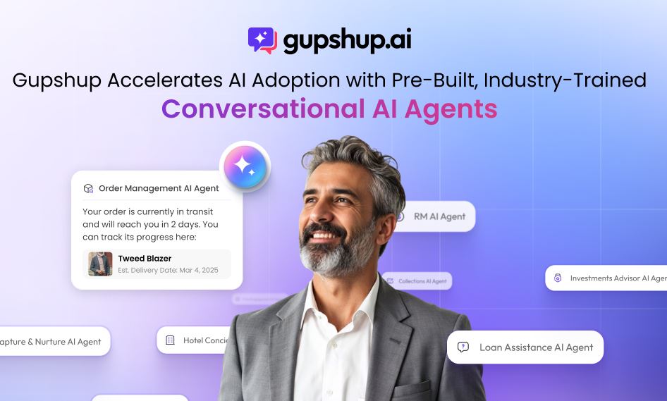 Gupshup launches specialised AI Agents for D2C, Retail, e-commerce, and ...