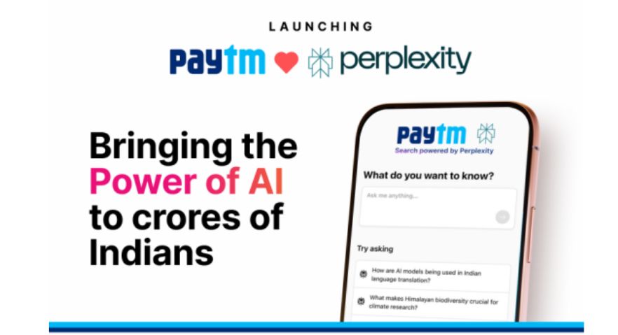 Paytm partners with Perplexity