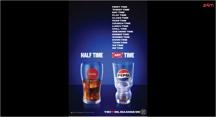 Pepsi takes on Coca-Cola’s ‘Half Time’ campaign