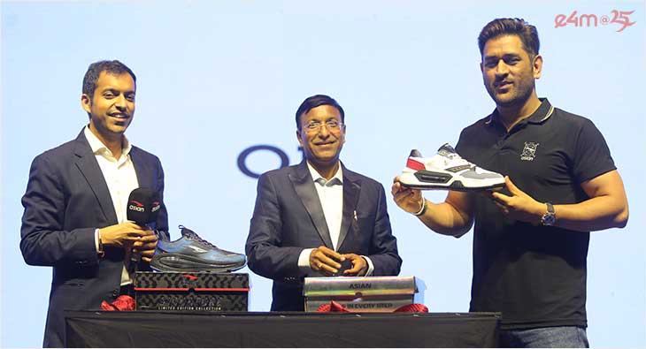MS Dhoni launches Asian Footwears’ Quantum 2.0 collection